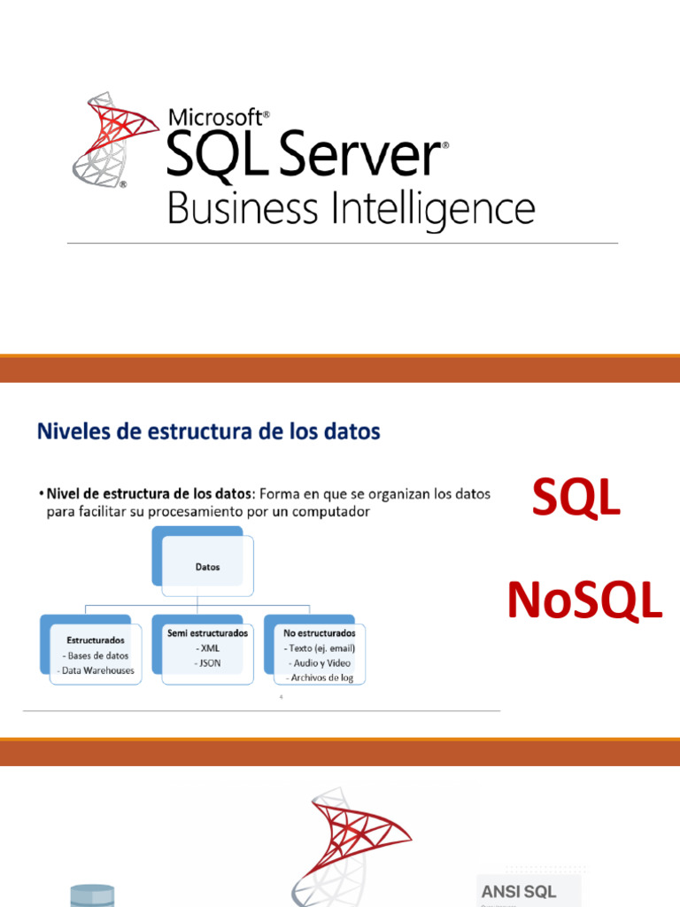 SQL SERVER BI - Arquitectura | PDF