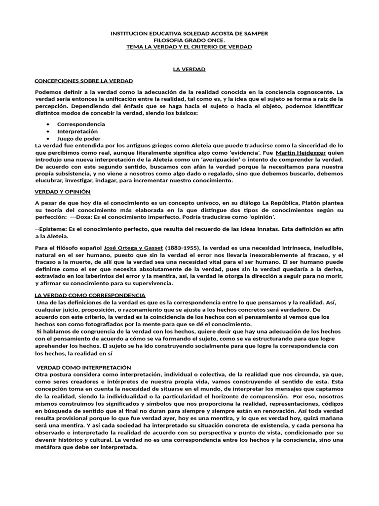 LA VERDAD GUIA | PDF | Verdad | Evidencia