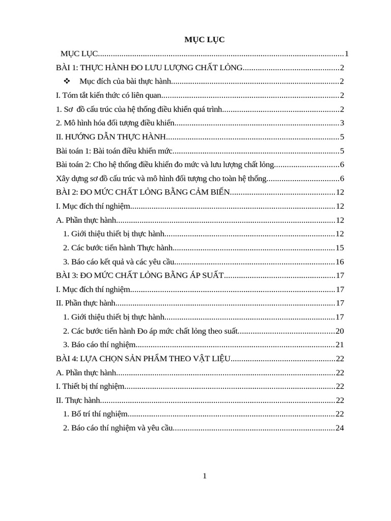TLHT (2) Bài giảng thực hành ĐKQT | PDF