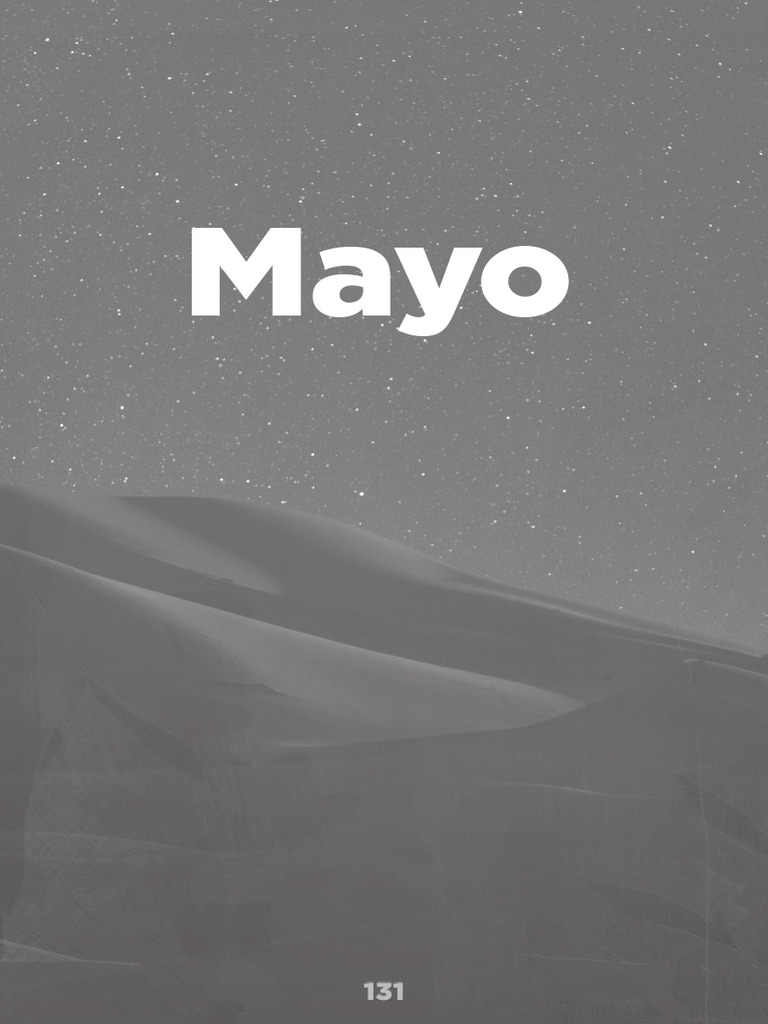 Devocional Mayo. 2024 | PDF | Cristo (título) | Jesús