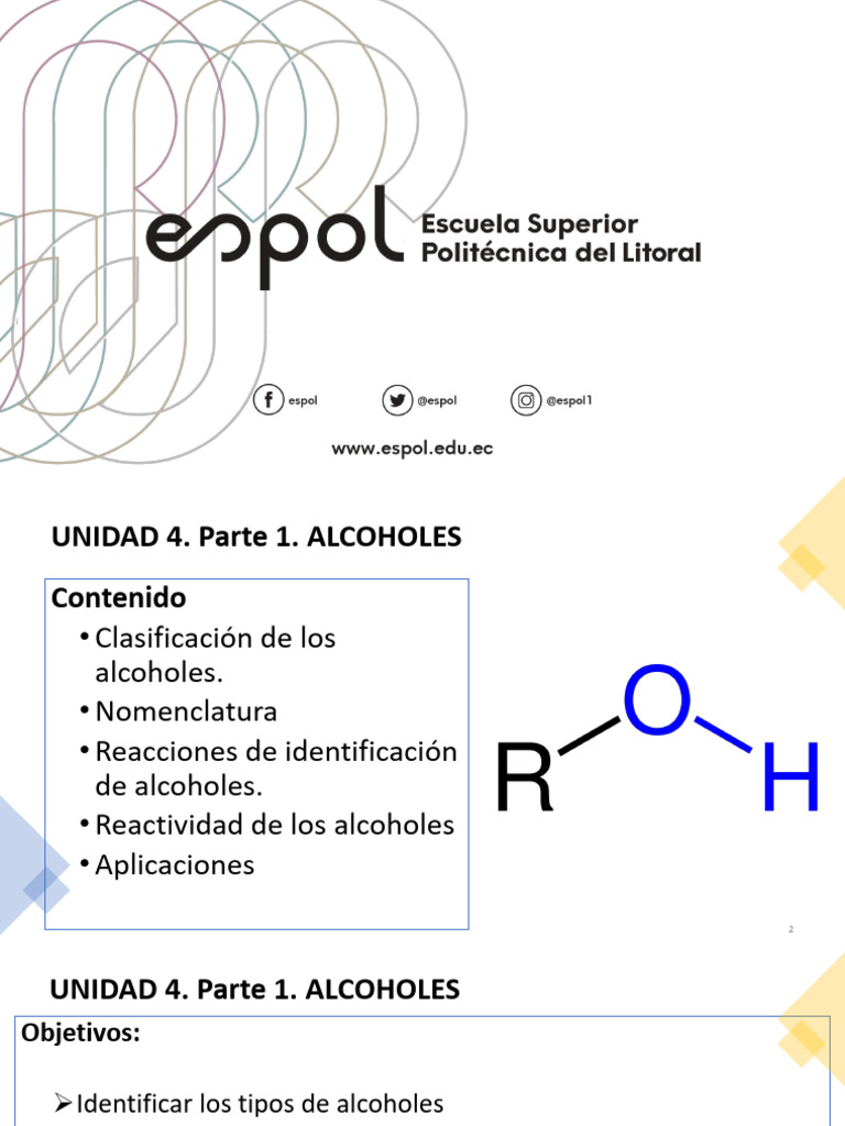 Clasificación y Nomenclatura de Alcoholes | PDF | Ácido | Solubilidad