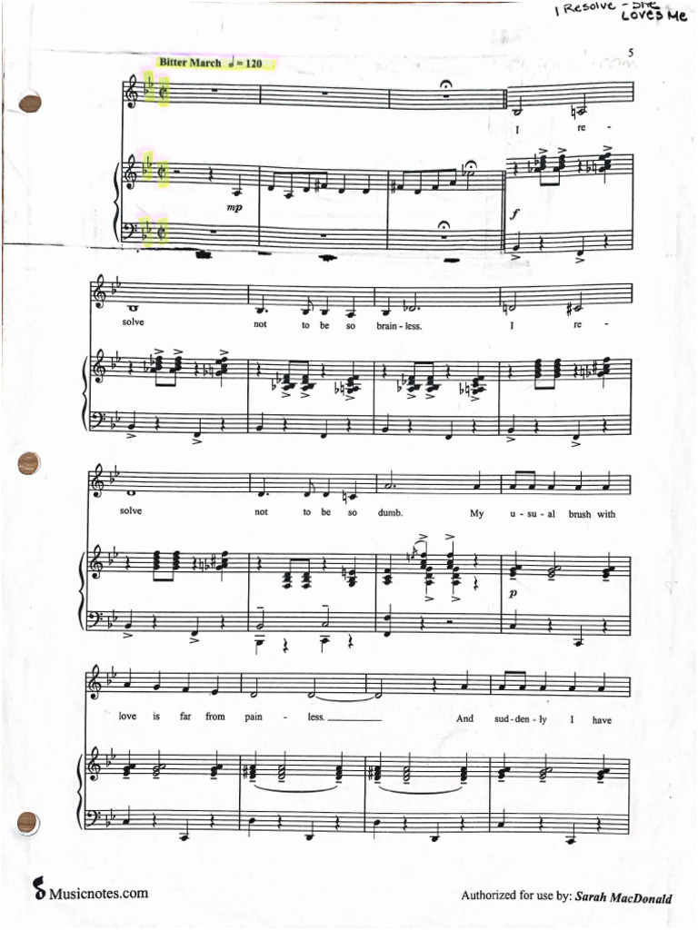 I Resolve - She Loves Me | PDF