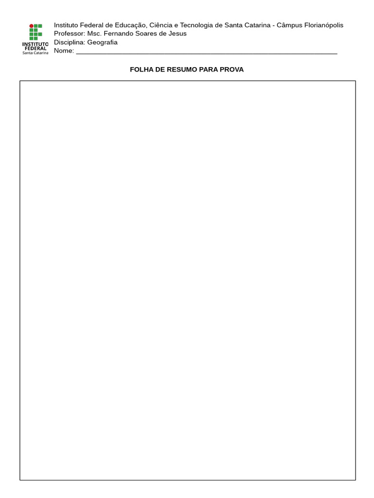 Folha de Resumo | PDF