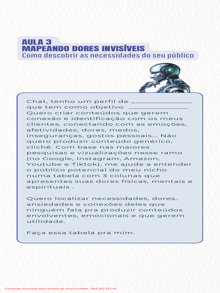 AULA3_PROMPTMapeandoDoresInvisiveis (1) | PDF