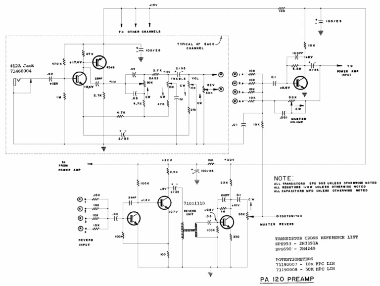 Peavey Pa120 Preamp | PDF