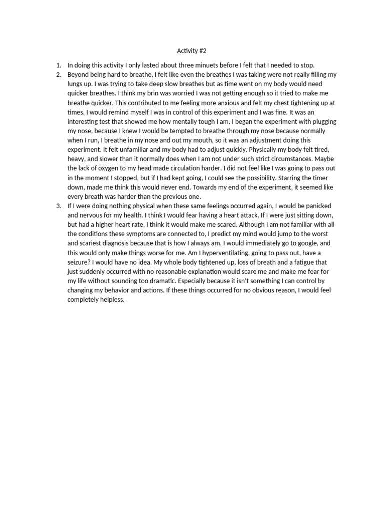 Abnormal Psych - Activity 2 | PDF