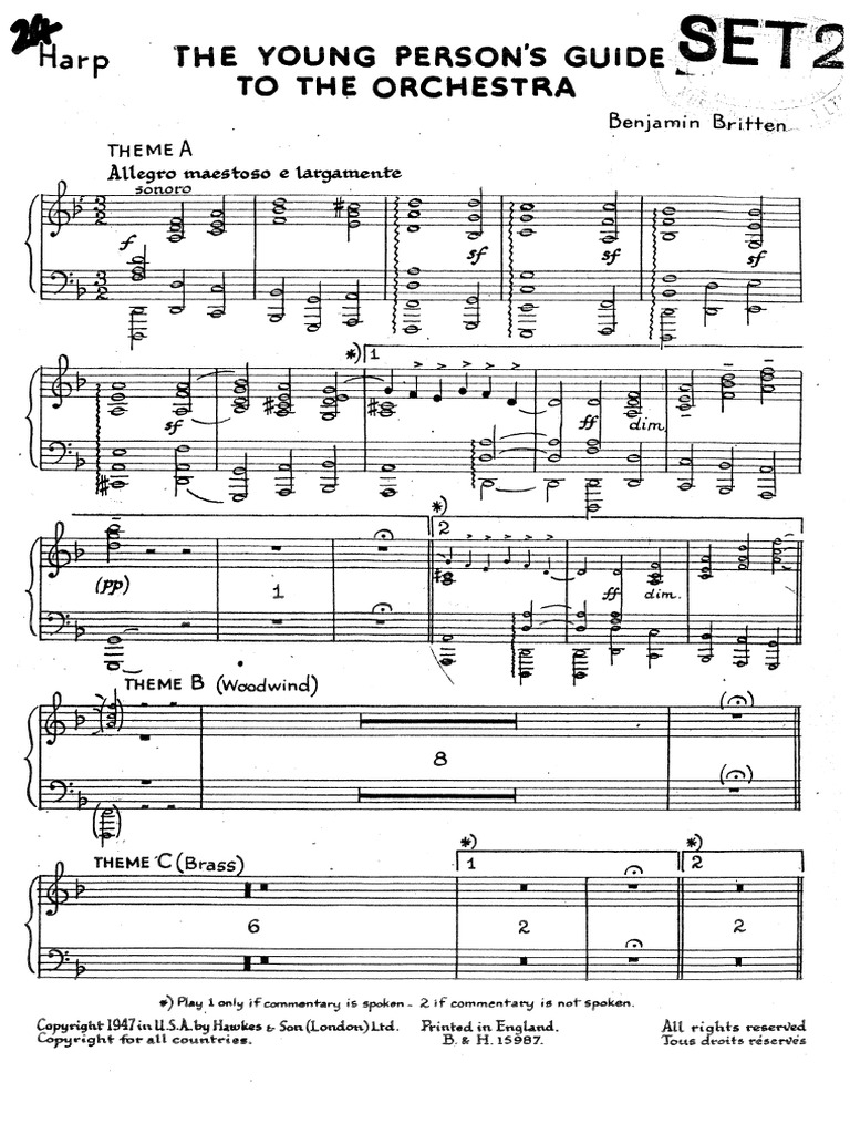 Britten YPG harp | PDF