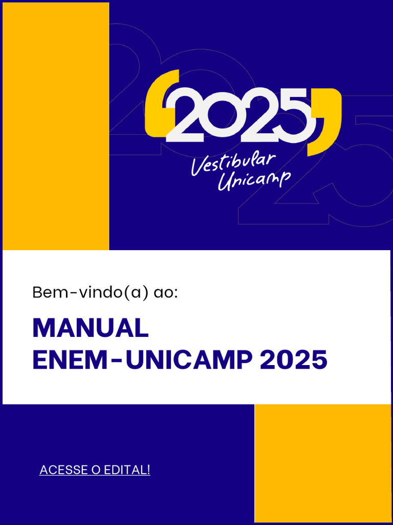 Manual Enem Unicamp 2025 | PDF | Engenharia