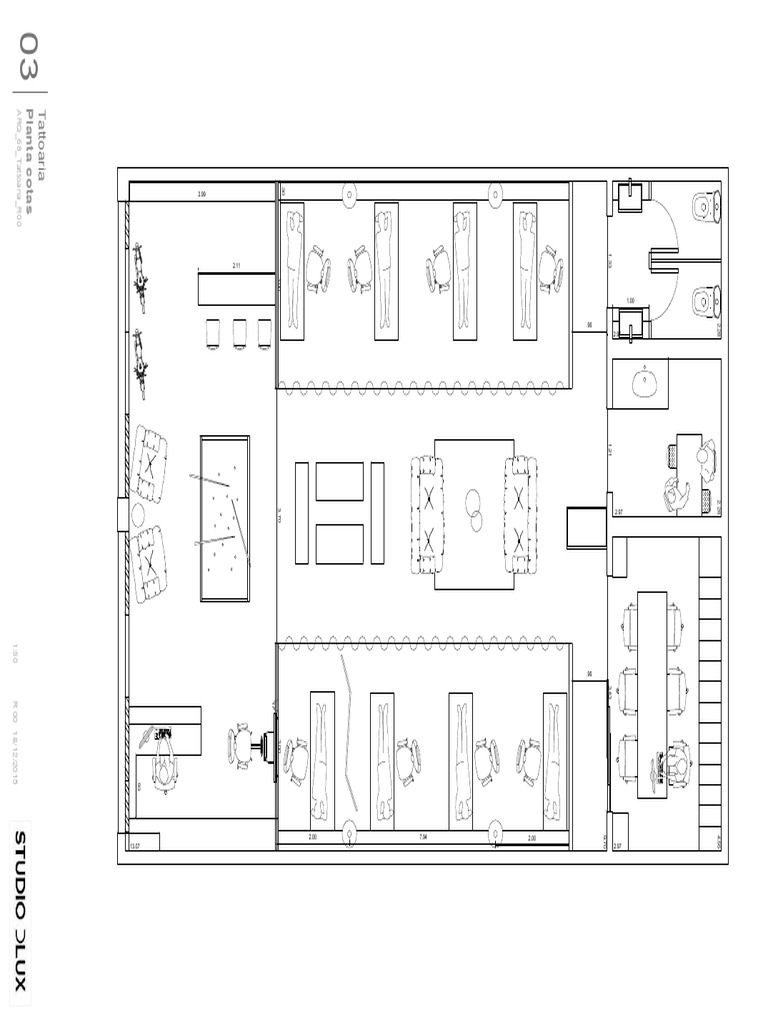 ARQ 68 Tatooaria R00 Planta Cotas A3 | PDF