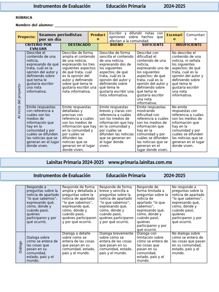 3øejanenero Instrumentos de Evaluaci N (2024-2025) | PDF | Abuso infantil | Evaluación