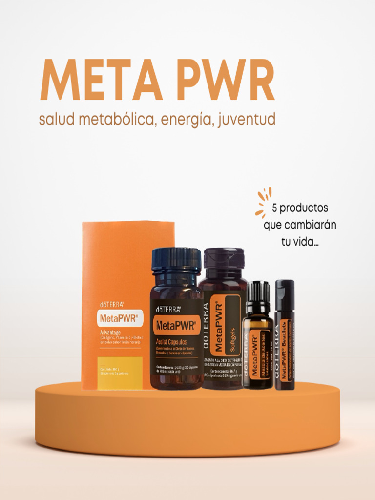 Productos META PWR para salud metabólica | PDF