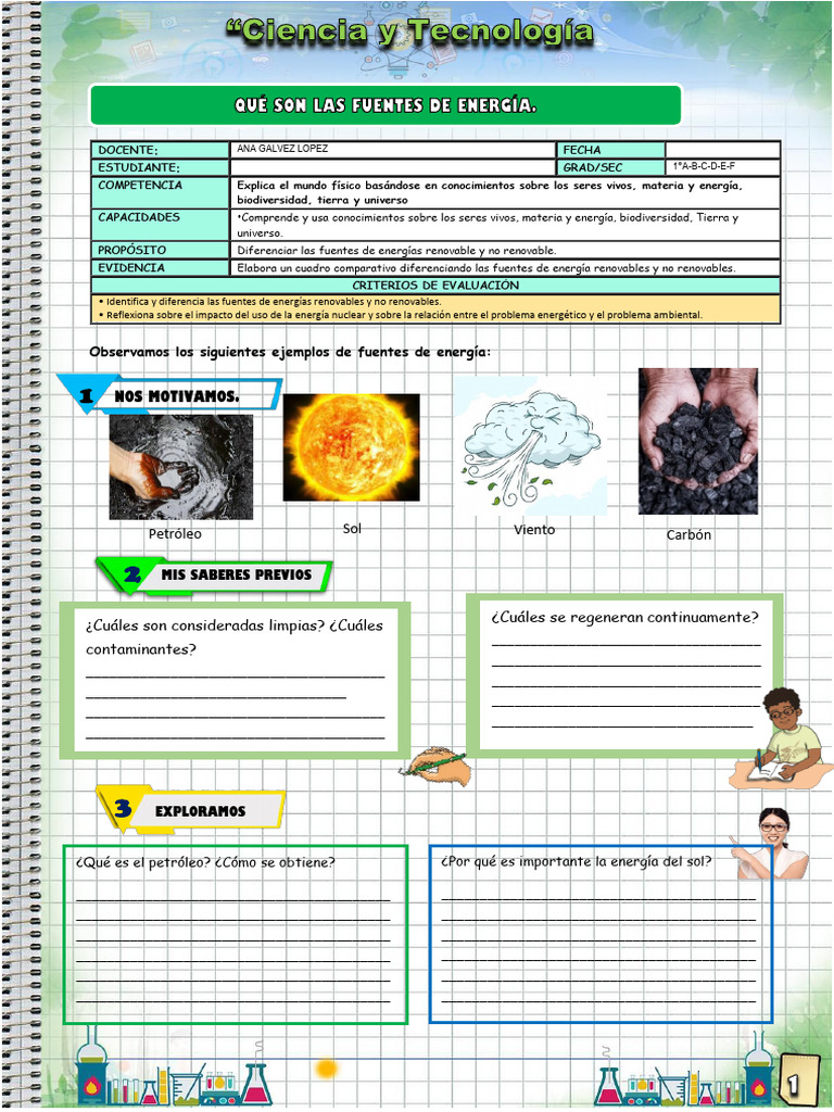 Actividad 4 Cyt Und 8 - Sem 4 | PDF | Energía renovable | Energía solar