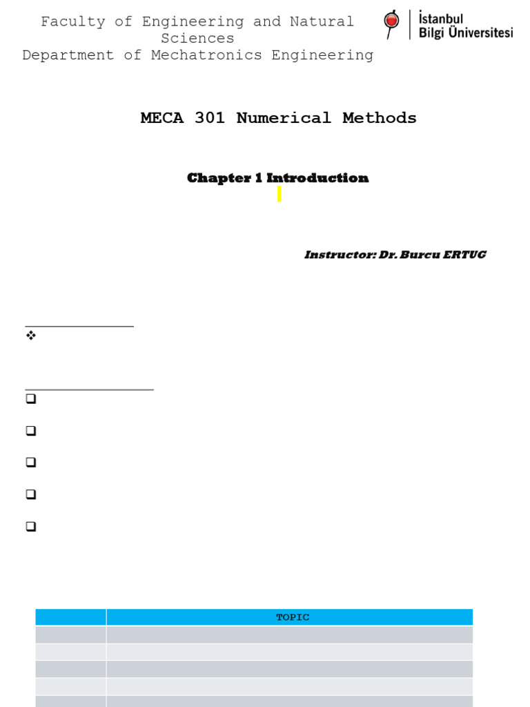 Chp.1 Introduction | PDF | Numerical Analysis | Regression Analysis