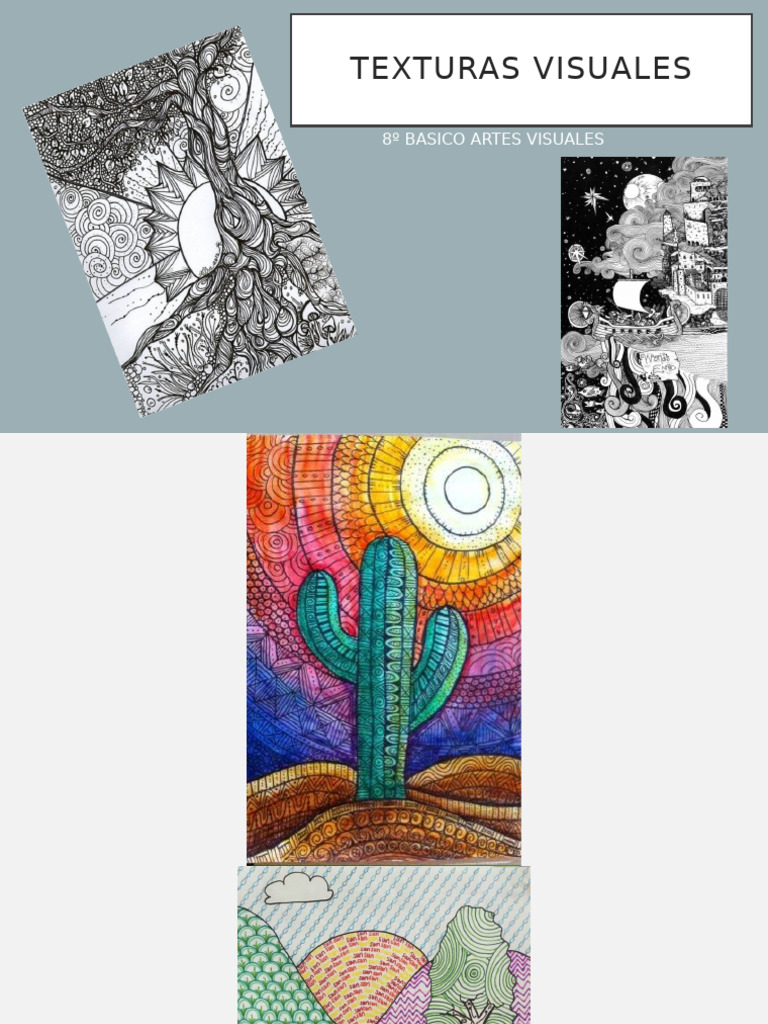 Texturas Visuales en 8º Básico | PDF