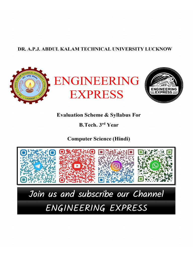 3rd Year Syllabus | PDF