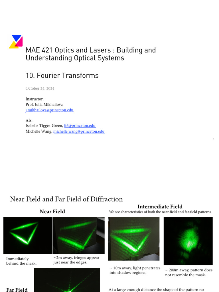 Lecture6 | PDF | Spectral Density | Optics
