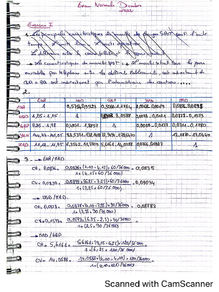 Corrigé GFI Normale Décembre 2022 | PDF