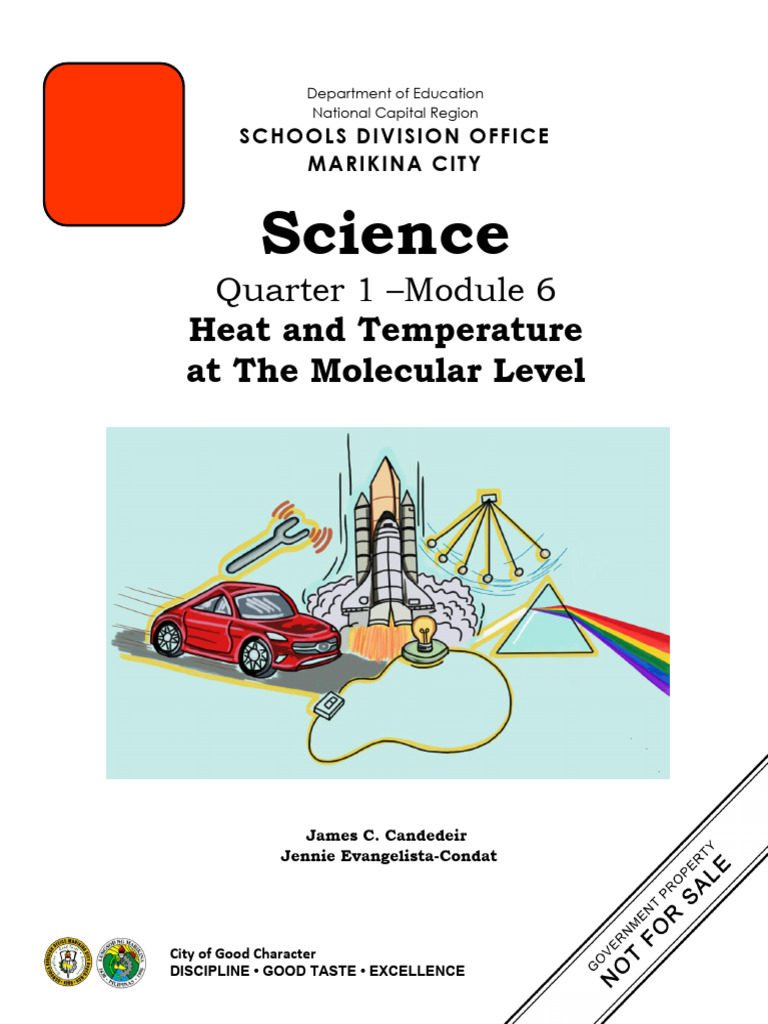 SCI8 - Q1 - M6 - Heat and Temperature | PDF | Temperature | Heat