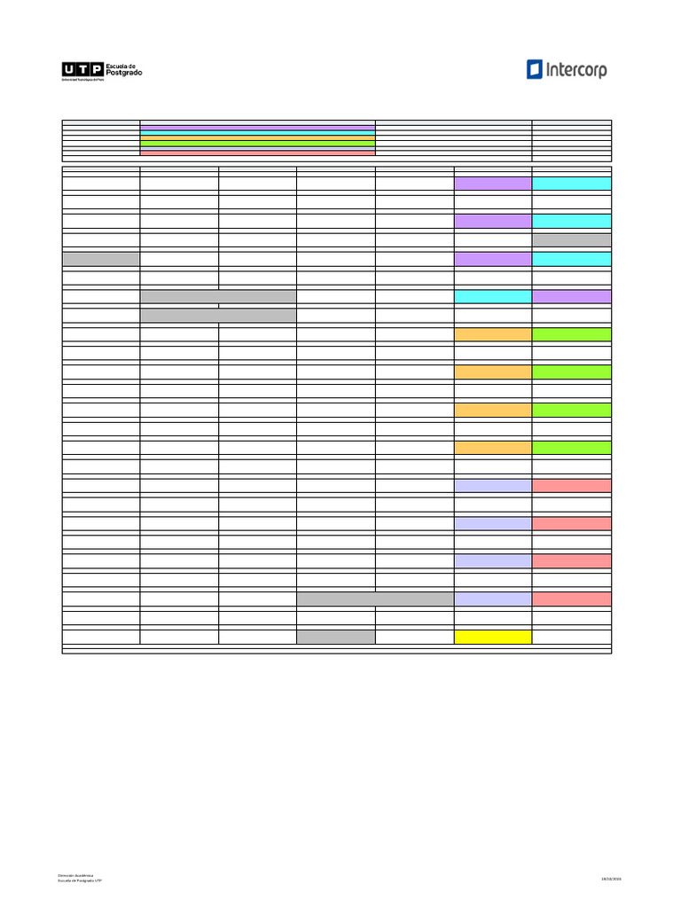 Horario Maco Xxviii Ads c1 | PDF | Business