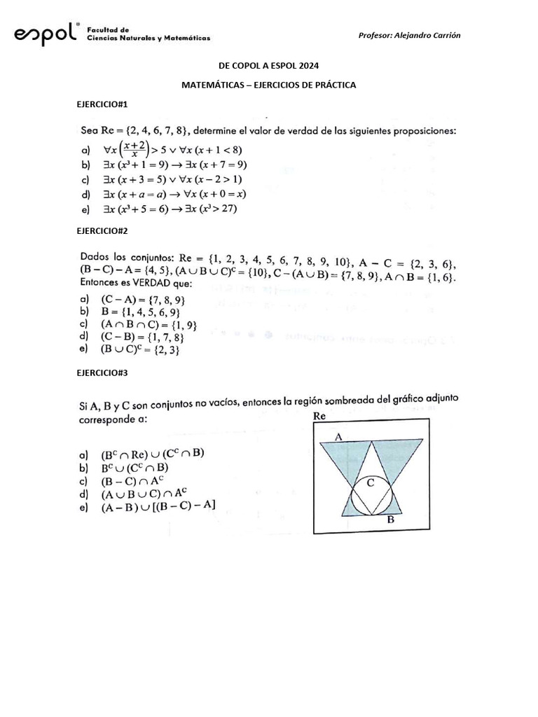 Ejercicos de Practica Ps02 | PDF