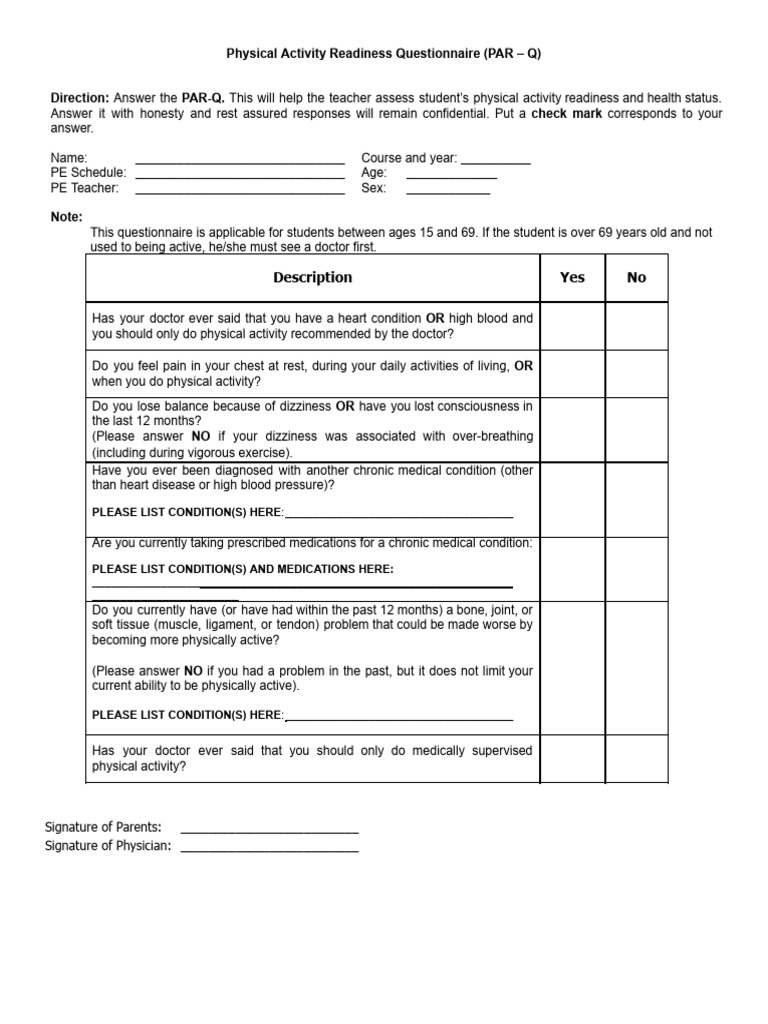 Pathfit 3 Activity 1 | PDF | Heart | Medicine