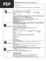 Isbar Escalation of Care Form | PDF