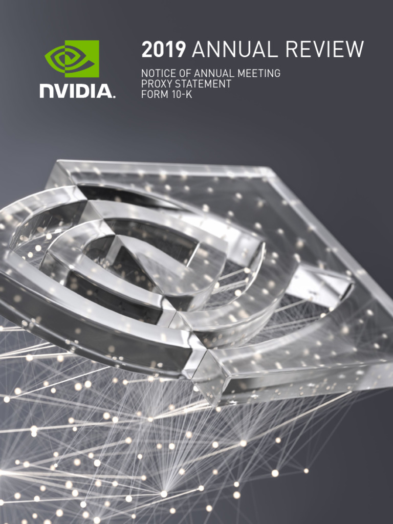 NVIDIA 2019 Annual Report | PDF | Graphics Processing Unit | Supercomputer