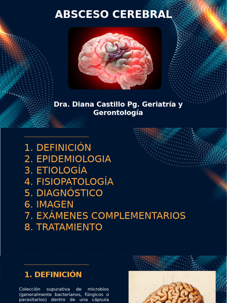Absceso Cerebral | PDF | Terapia | Especialidades Medicas