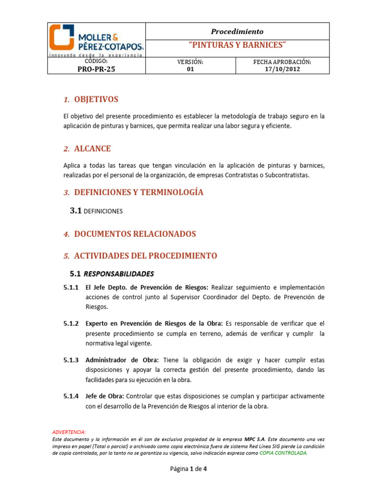 Pro-Pr-25 Pinturas y Barnices | PDF