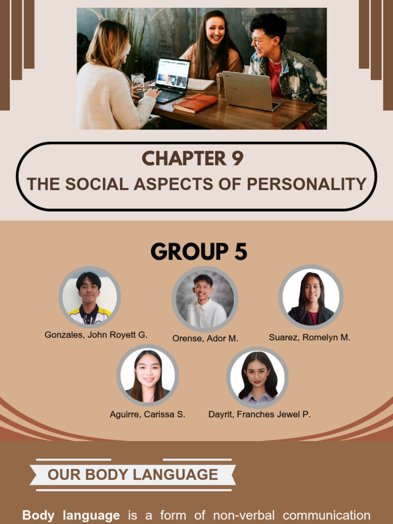 PDVI GROUP 5 CHAPTER 9 The Social Aspects of Personality 1 2 | PDF ...