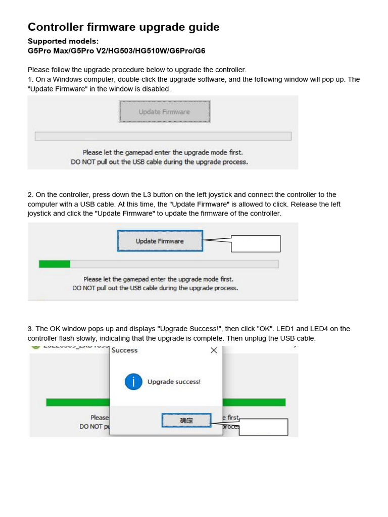 Controller Firmware Upgrade Guide | PDF