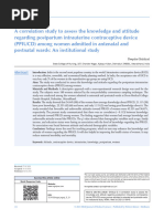 Ppiucd | PDF | Childbirth | Postpartum Period