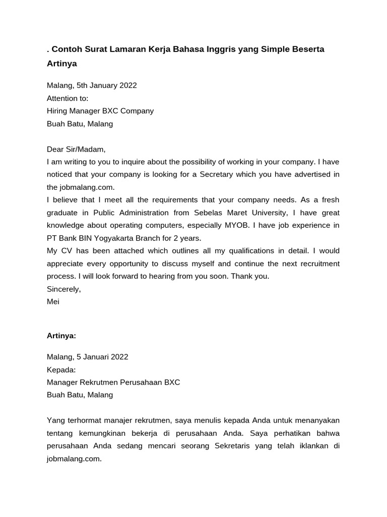 bunga surat lamran | PDF