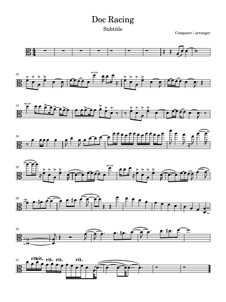 Racing-Score - and - Parts | PDF