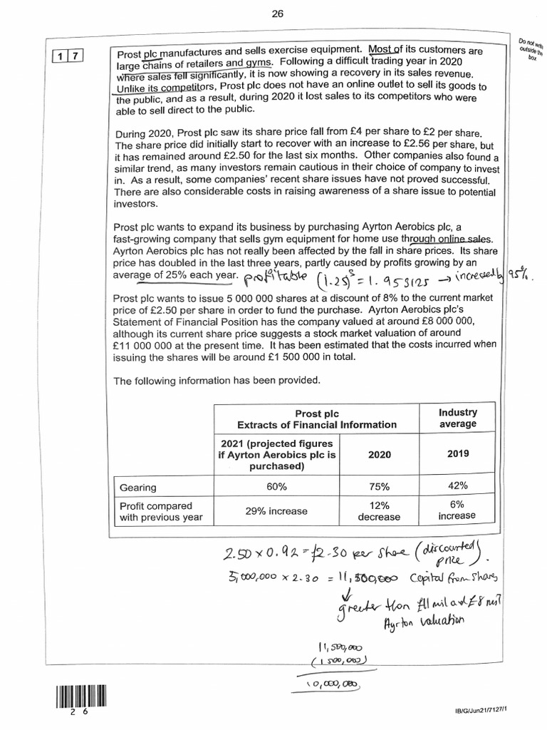 2021 Paper 1 Q17 | PDF