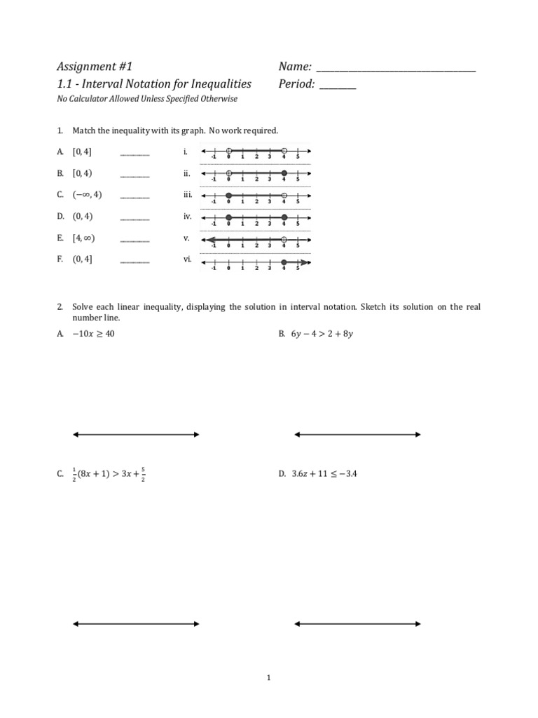 Interval Notation and Inequalities Guide | PDF | Factorization | Polynomial