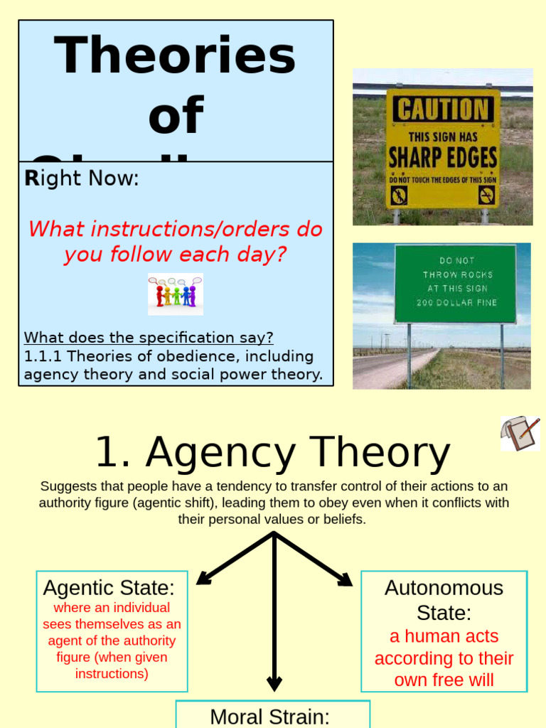 Theories of Obedience | PDF | Power (Social And Political) | Obedience ...