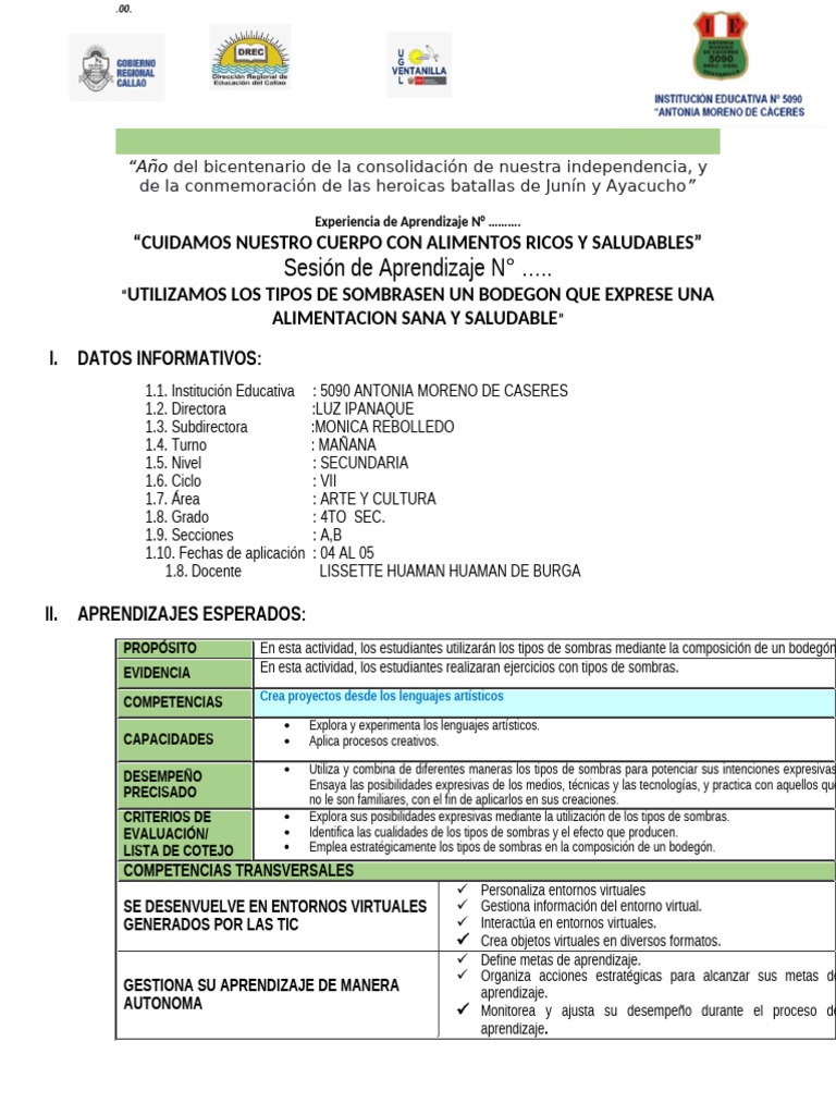 3° 4° Ses Act 3-Ayc-U1 - Sem 3 | PDF | Evaluación | Aprendizaje