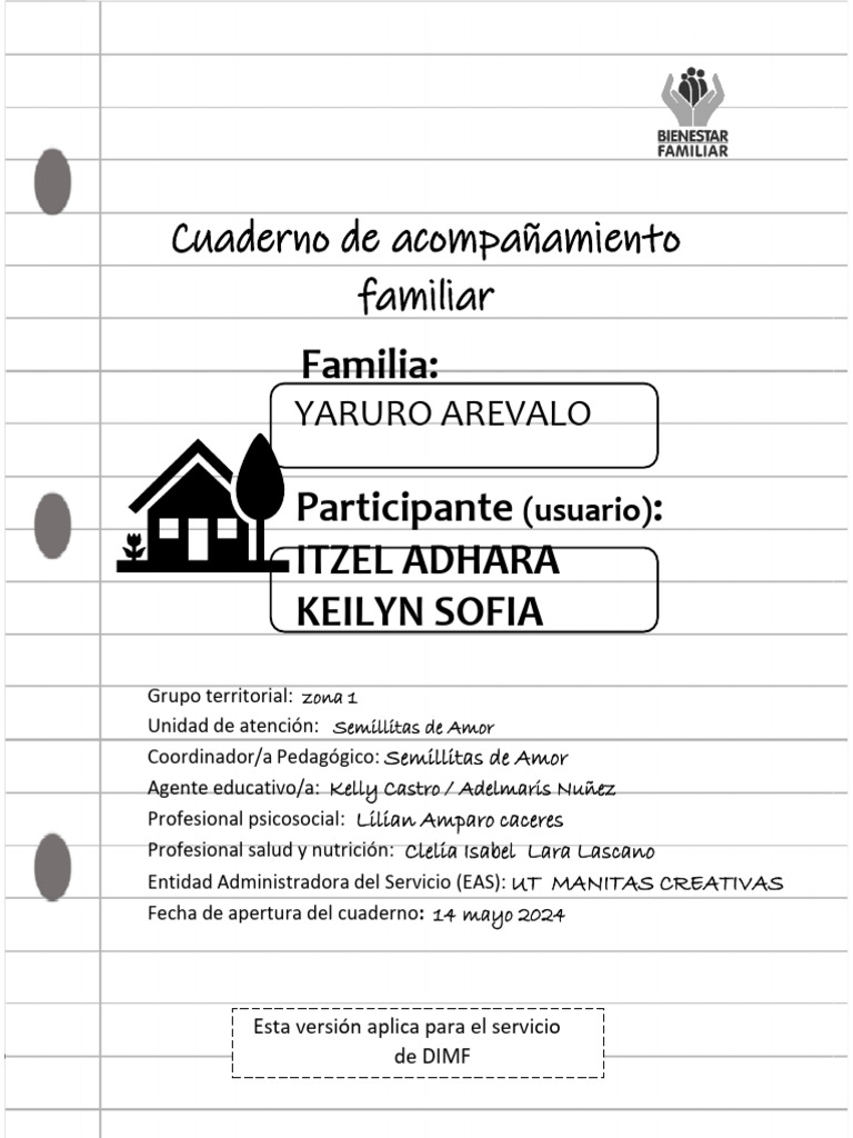 CUADERNO FAMILIA R ICBF | PDF | Parto | Maternidad