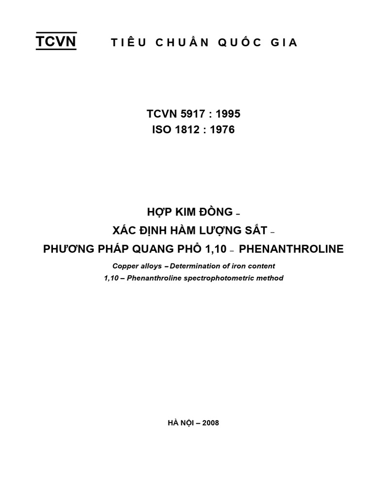 TCVN 5917 - 1995 (Iso 1810 - 1976) | PDF