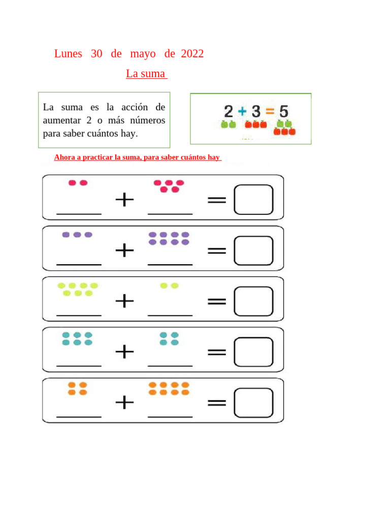 actividad matematicas scarlet | PDF
