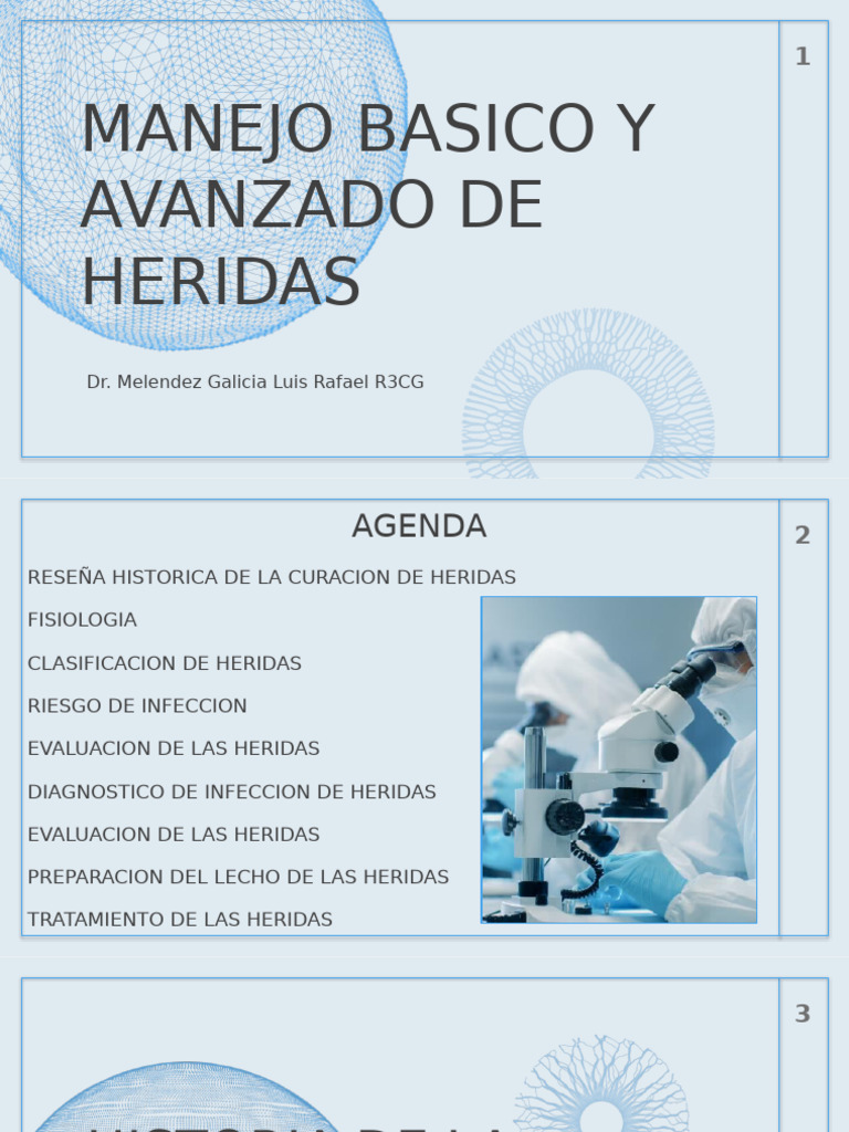 Manejo Basico y Avanzado de Heridas Ok | PDF | Herida | Especialidades Medicas
