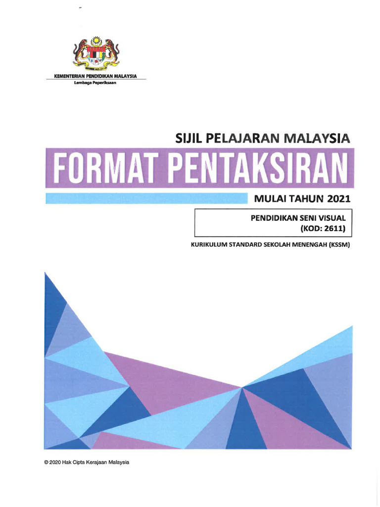 Pendidikan Seni Visual (2611) | PDF