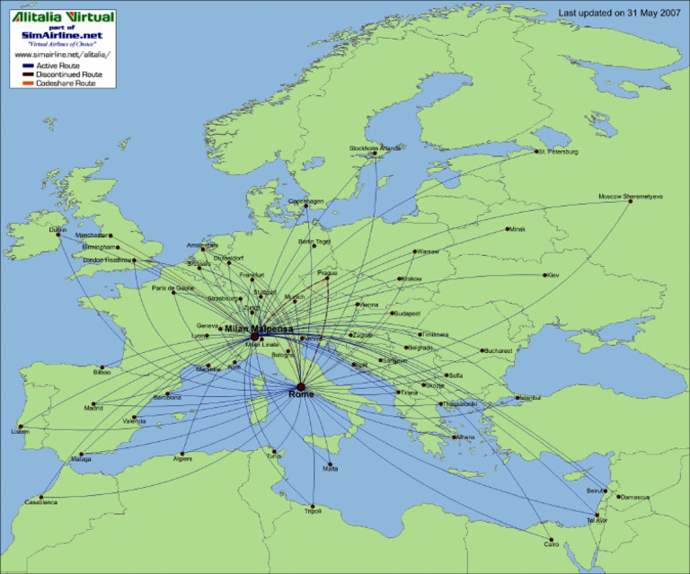 Routemap Shorthaul | PDF