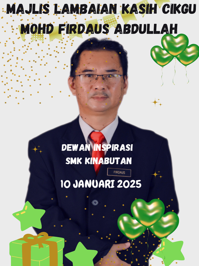 Majlis Persaraan (Poster) | PDF