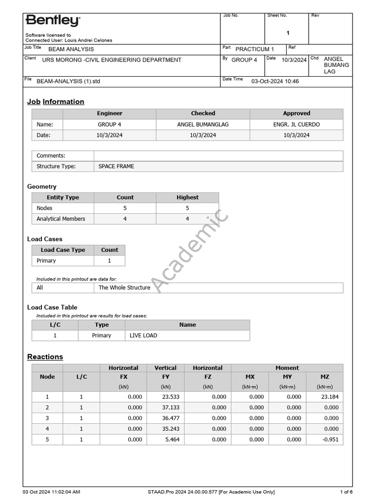 Beam Analysisg4 Pdf Beam Structure Building Engineering 7044
