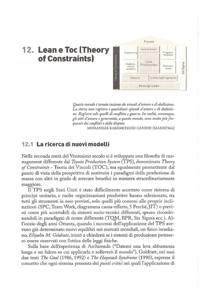 12-Lean e Toc (Theory of Constraints) | PDF