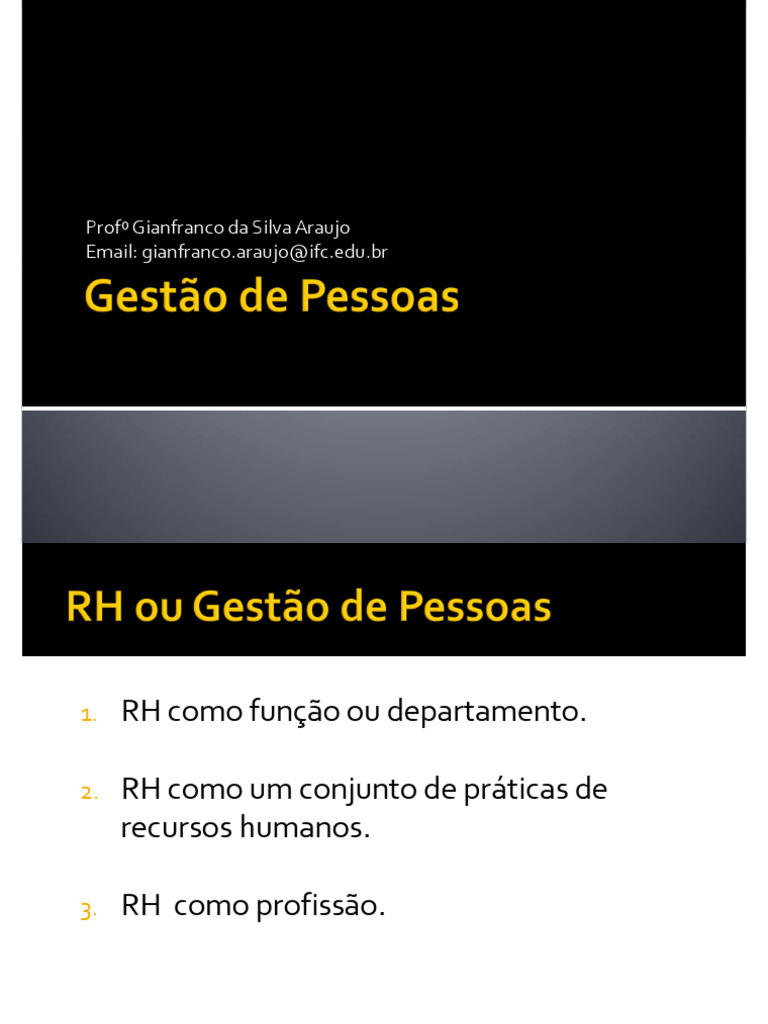Gesto_de_Pessoas | PDF | Gestão de recursos humanos | Economias