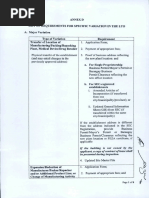 FDA Variation Application Requirements | PDF | Food And Drug Administration