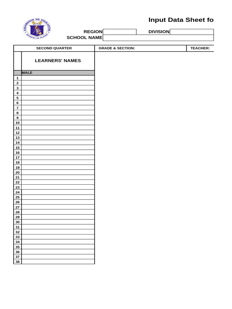 E-Class Record Input Sheet | PDF | Learning | Learning Methods